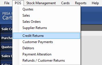 Credit Returns